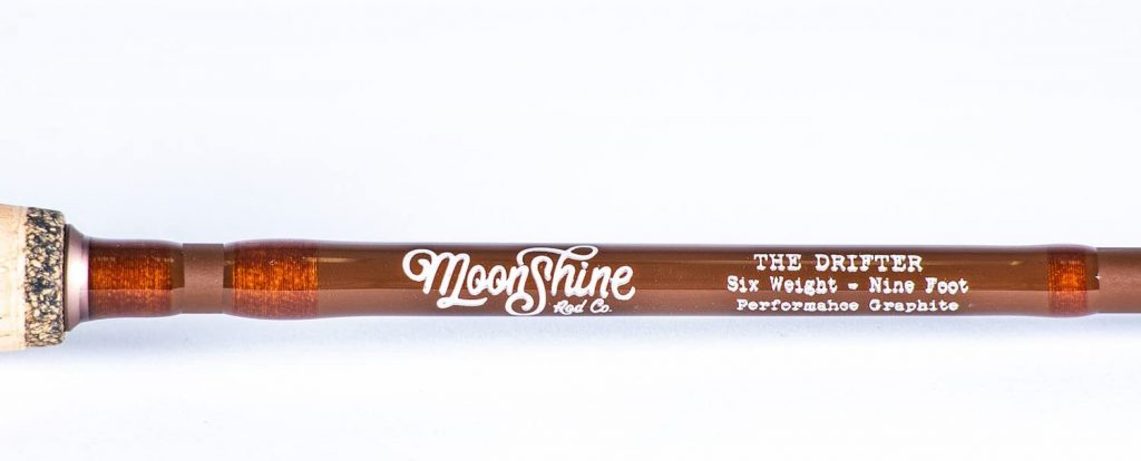 Moonshine Rod Co. The Drifter Series Fly Rod with Extra Tip